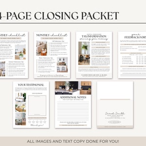 Real Estate Closing Packet | New Home Guide | Real Estate Marketing ...