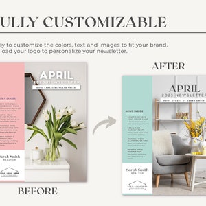 Real Estate Newsletter | April Newsletter | Easter Newsletter | Real ...