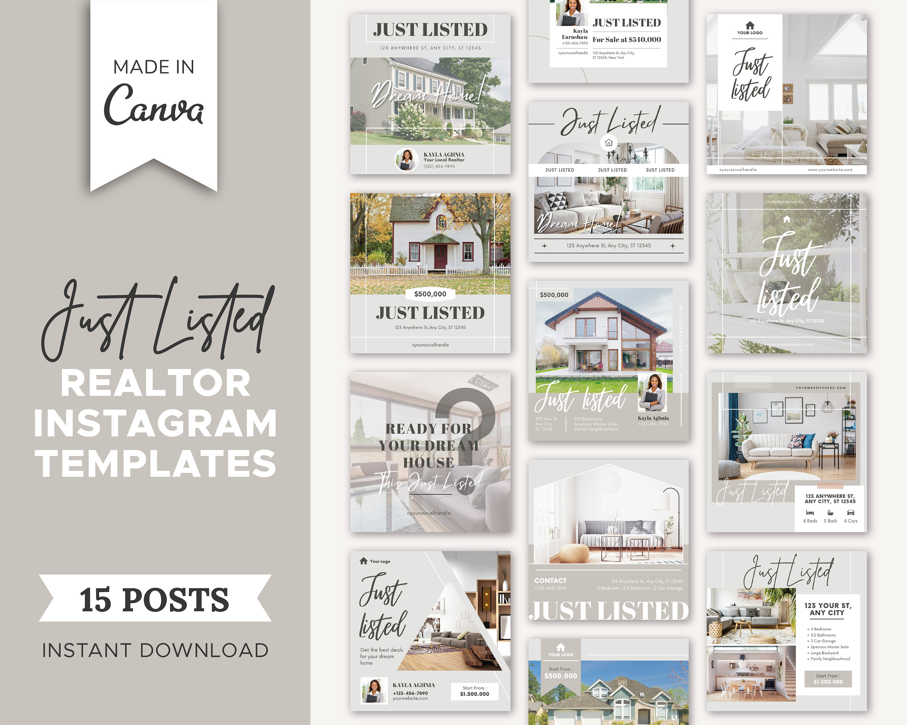 15 Just Listed Realtor Instagram Posts | Real Estate Agent Social Media ...