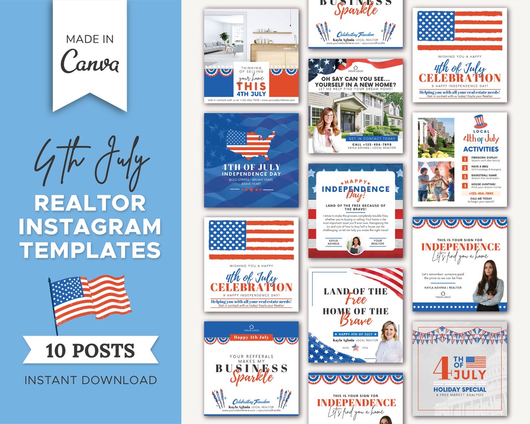10 4th of July Real Estate Instagram Posts | Real Estate Agent Social ...