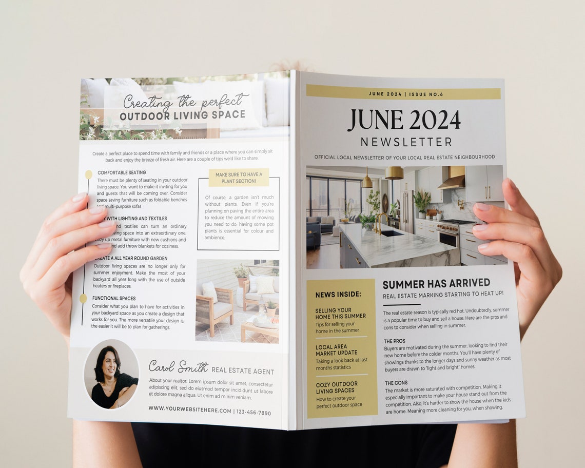 Real Estate June 2024 Newsletter | Real Estate Marketing | Real Estate ...