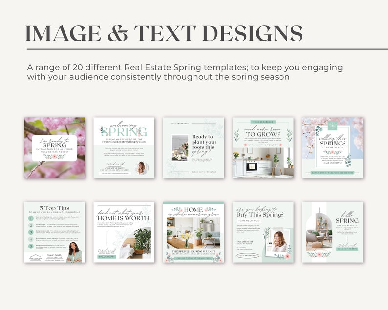 20 Spring Realtor Instagram Posts | Real Estate Social Media Posts ...