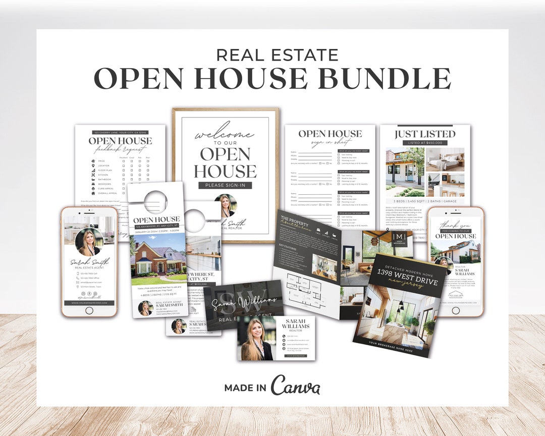 Open House Bundle | Real Estate Marketing | Real Estate Social Media ...