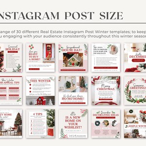 Real Estate Christmas Instagram Posts | Real Estate Social Media ...