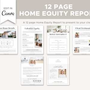 Real Estate Equity Guide | CMA Packet Clients | Real Estate Marketing ...