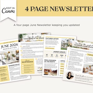Real Estate June 2024 Newsletter | Real Estate Marketing | Real Estate ...