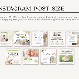 Real Estate Spring Instagram Posts | Real Estate Social Media | April ...