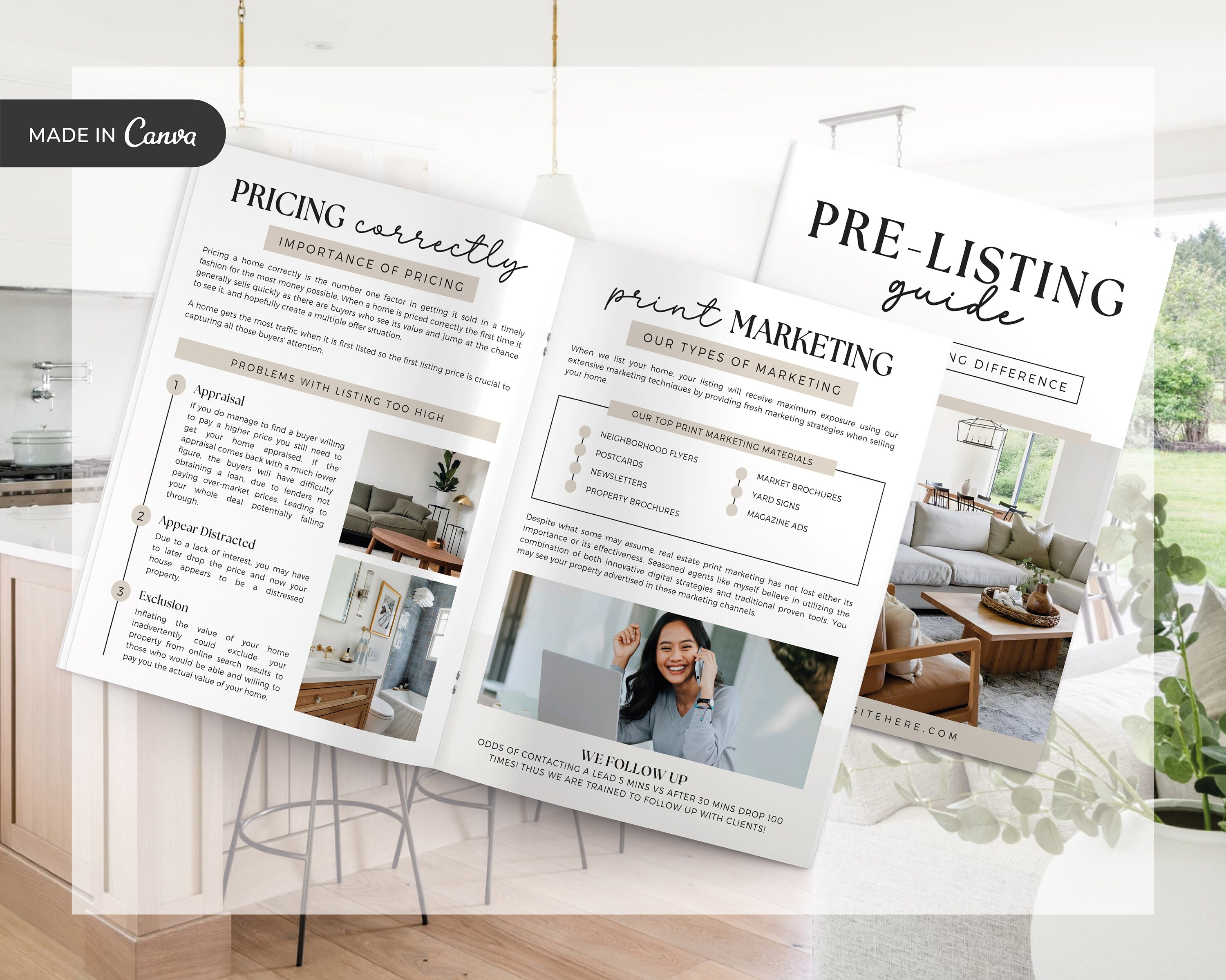 Seller Pre-listing Presentation | Real Estate Template | Seller Guide ...