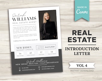 Real Estate Introduction Flyer, Real Estate Mailer, New Agent Intro ...