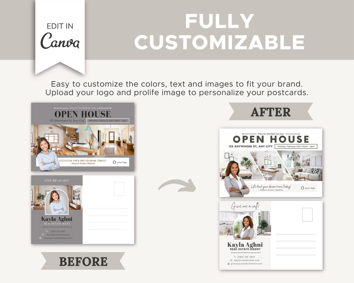 10 Open House Real Estate Postcards Open House Invitations - Etsy