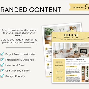 Real Estate June Newsletter | Real Estate Marketing | Realtor Template ...