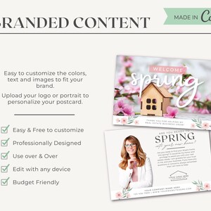 Real Estate Spring Postcard | Real Estate Marketing | Realtor Pop by ...