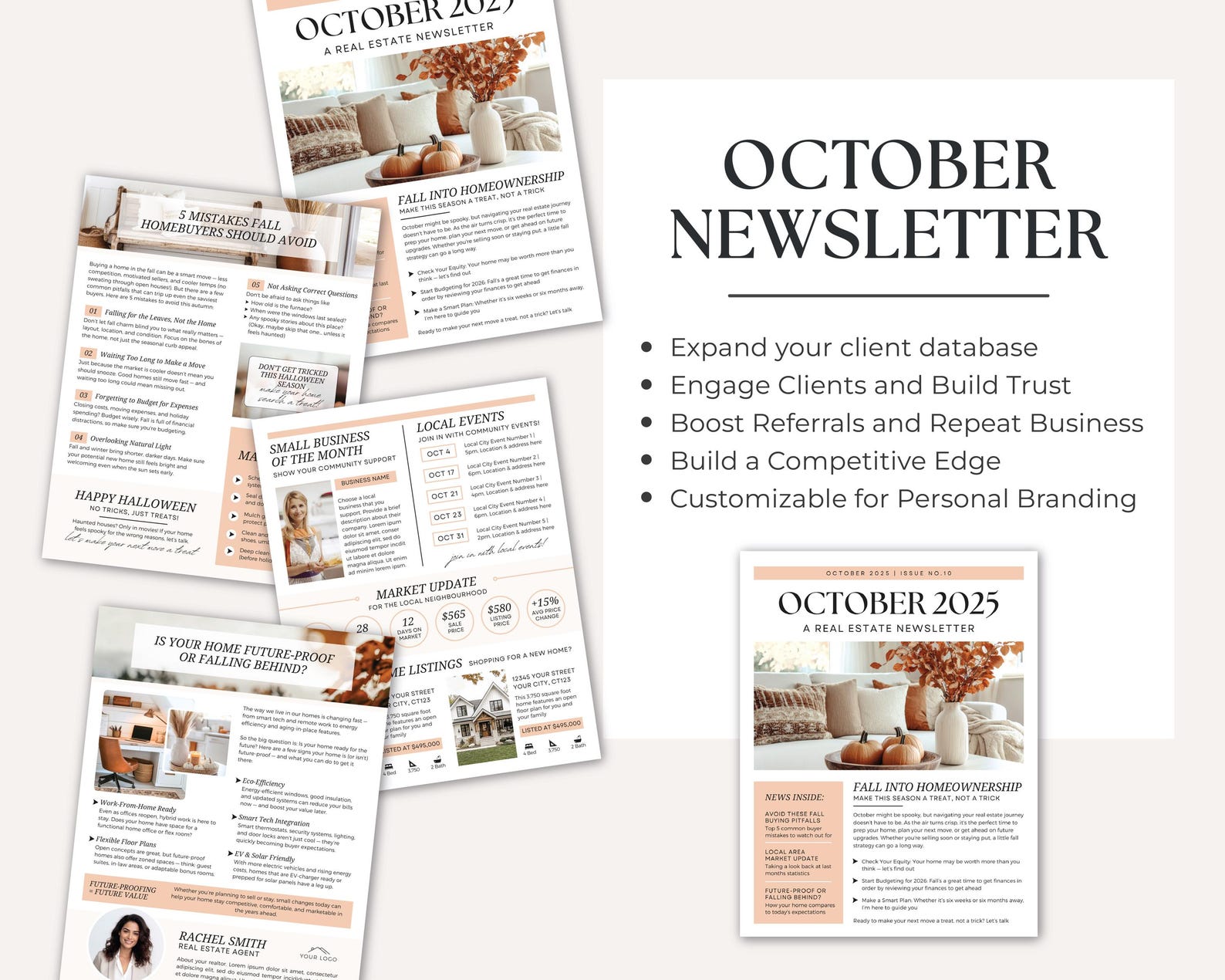 October 2025 Real Estate Newsletter | Real Estate Marketing | Real ...