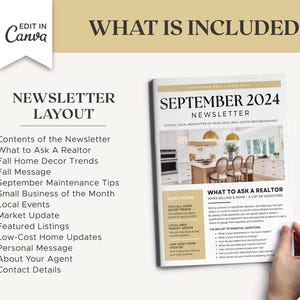 Real Estate September 2024 Newsletter | Real Estate Marketing | Real ...