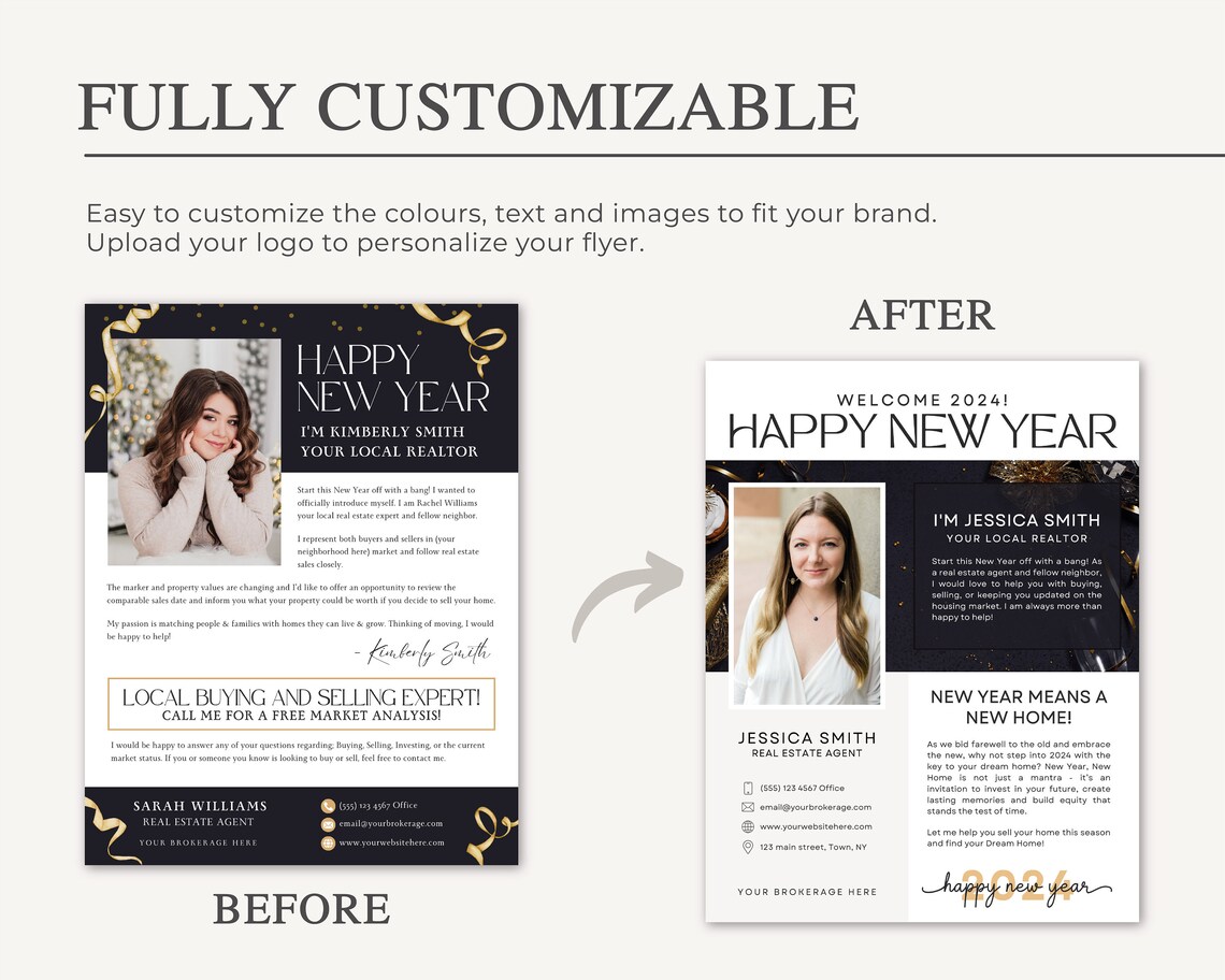 New Year New Home Flyer | New Year Real Estate Flyer | Realtor ...