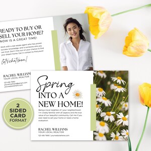 Real Estate Spring Postcard | Spring Into a New Home | Real Estate ...