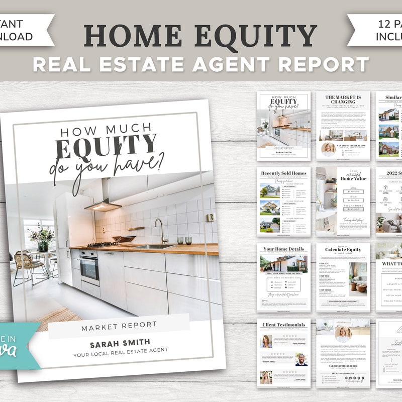 Equity Report Template - Etsy