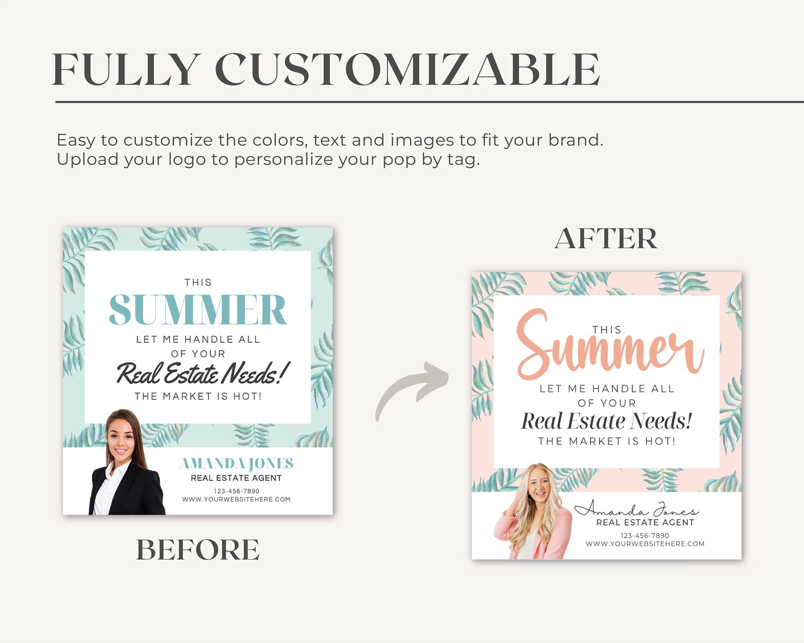Realtor Summer Pop by Tags | Real Estate Gift Tag for Clients | Real ...