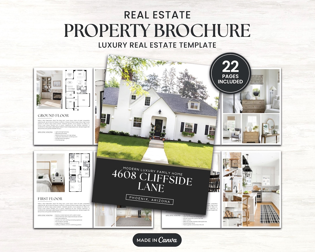 Luxury Real Estate Property Brochure | Property Presentation for Real ...