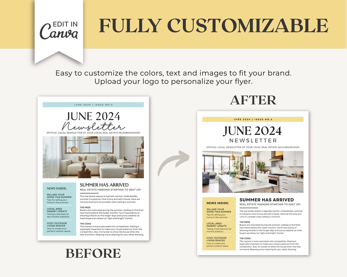 Real Estate June 2024 Newsletter | Real Estate Marketing | Real Estate ...