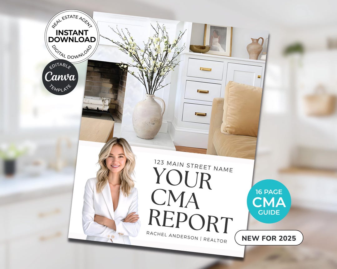 Real Estate CMA Packet | Comparative Market Analysis | Real Estate ...