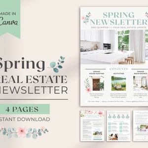 Real Estate Spring Newsletter 2023 | Real Estate Marketing | Realtor ...