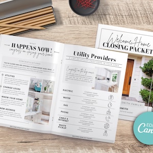 Real Estate Closing Packet | New Home Guide | Real Estate Marketing ...