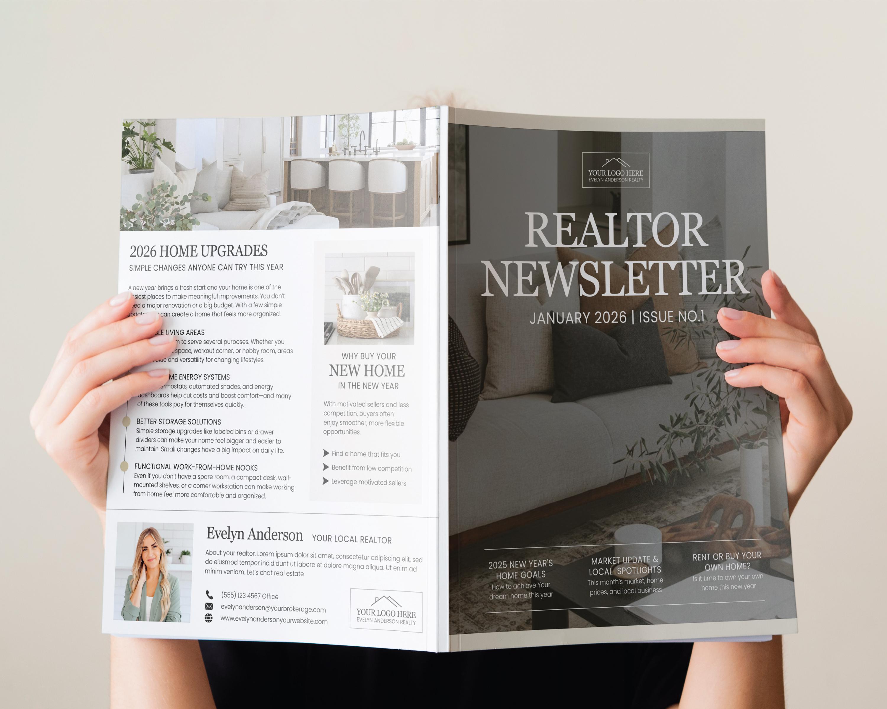 January 2026 Real Estate Newsletter | Real Estate Winter Marketing ...