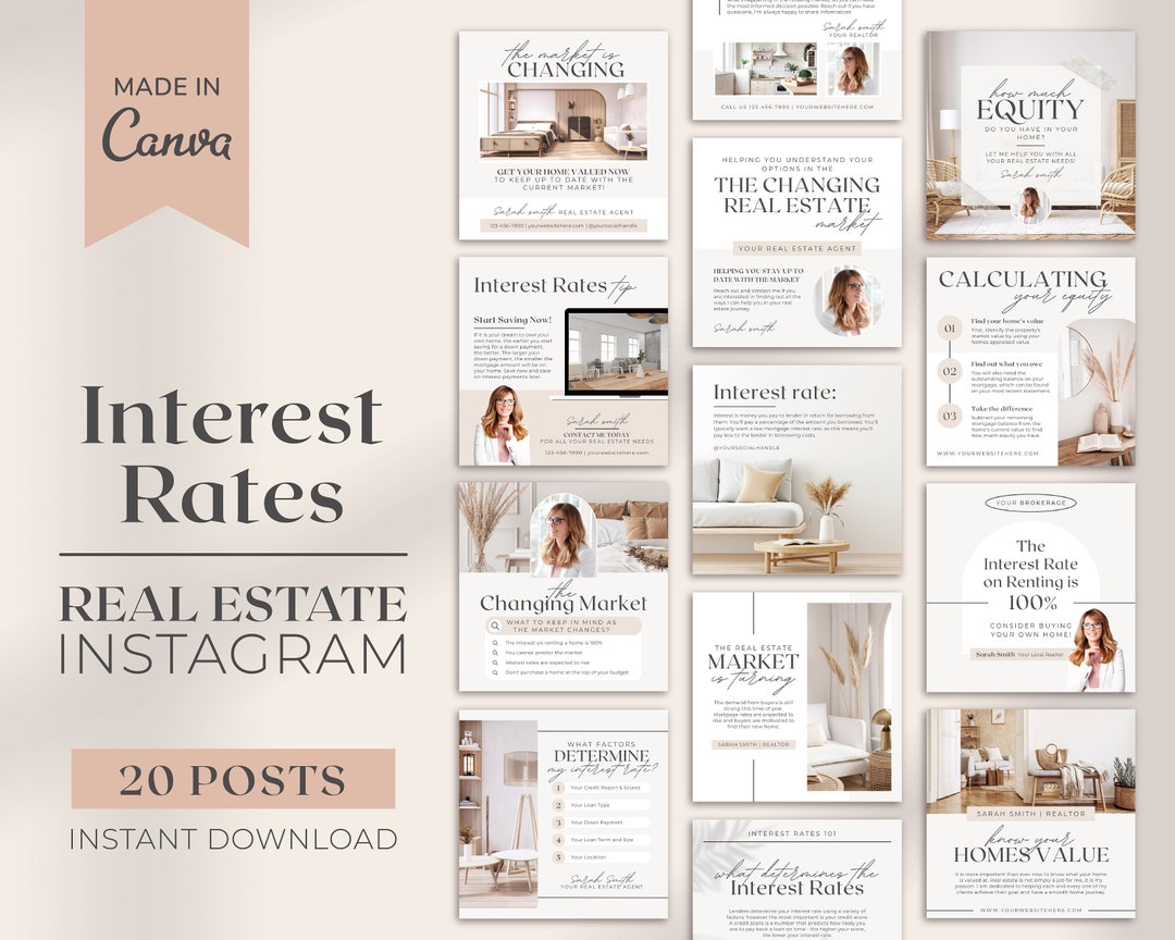 20 Interest Rates Realtor Instagram Posts | Home Equity | Real Estate ...