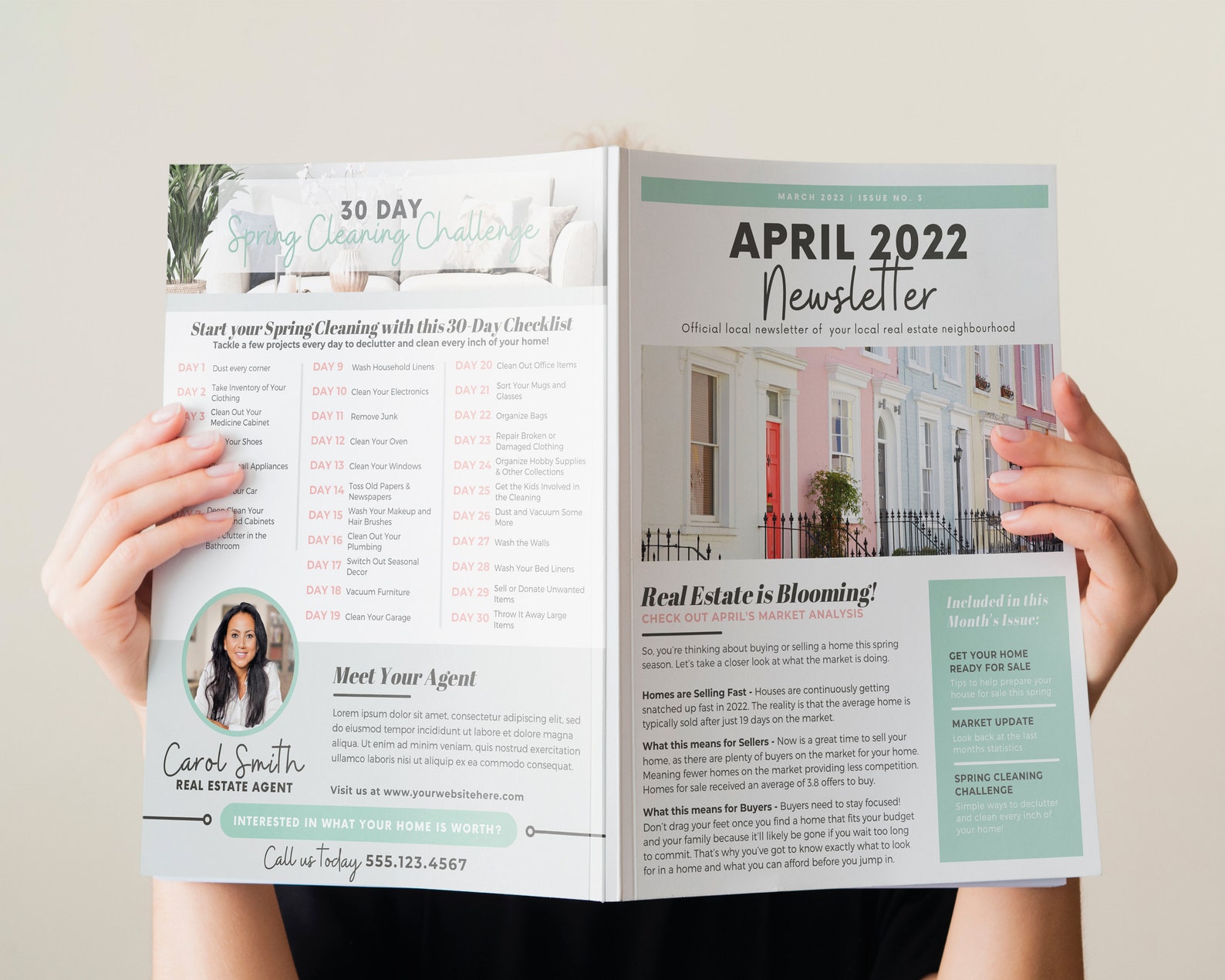 Real Estate April Newsletter | Real Estate Marketing | Realtor ...