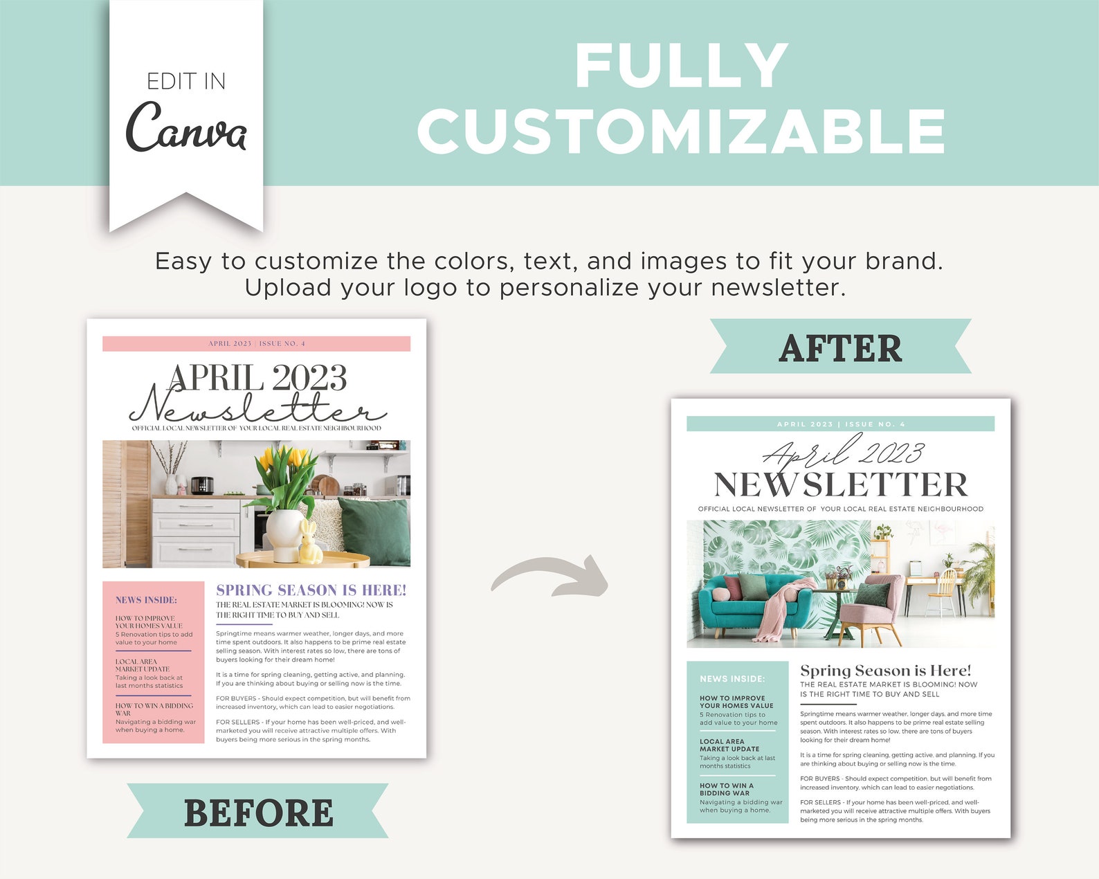 Real Estate April 2023 Newsletter | Real Estate Marketing | Realtor ...