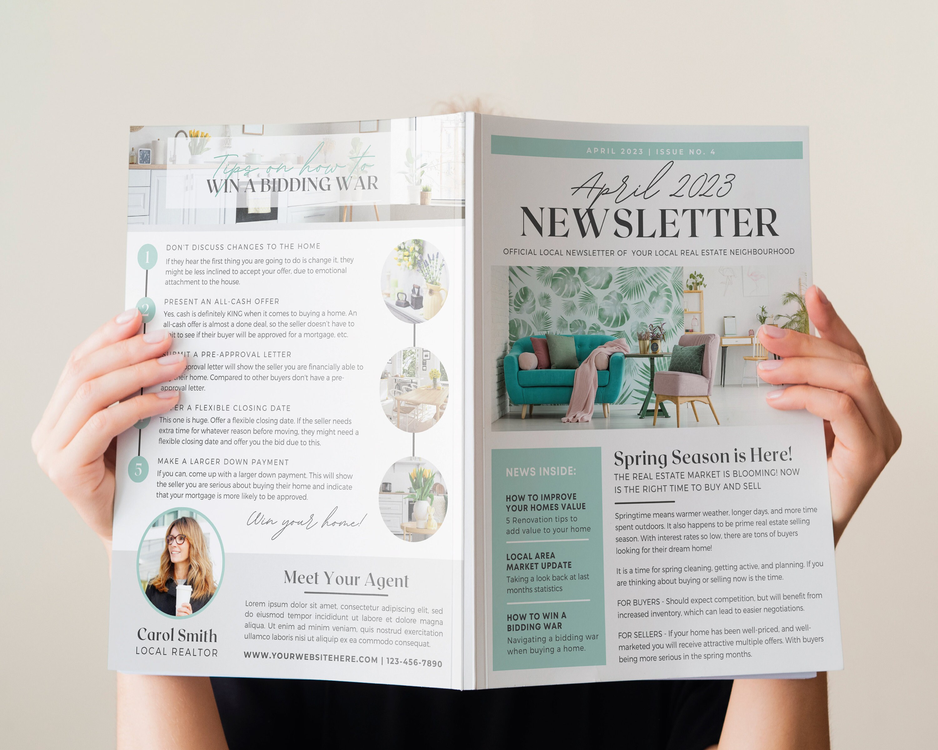 Real Estate April 2023 Newsletter | Real Estate Marketing | Realtor ...