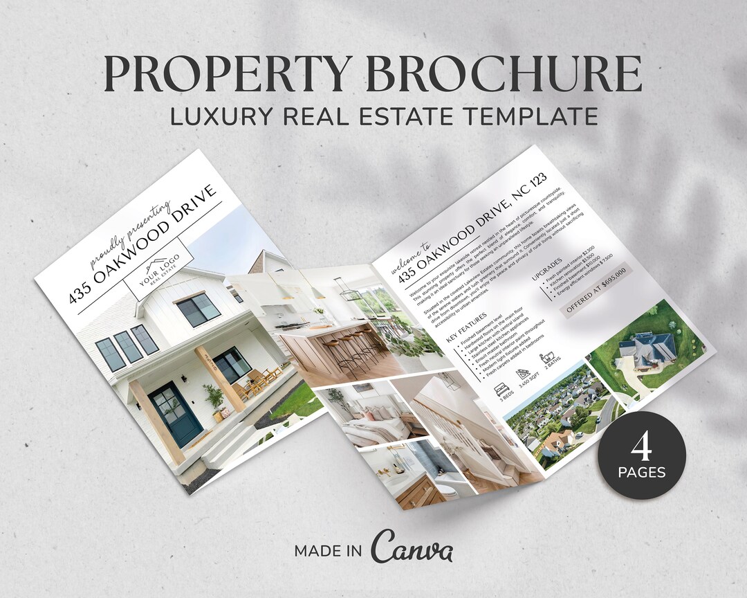 Luxury Real Estate Brochure | Property Brochure | Real Estate Marketing ...