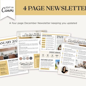 Real Estate January 2024 Newsletter | Real Estate Marketing | Real ...