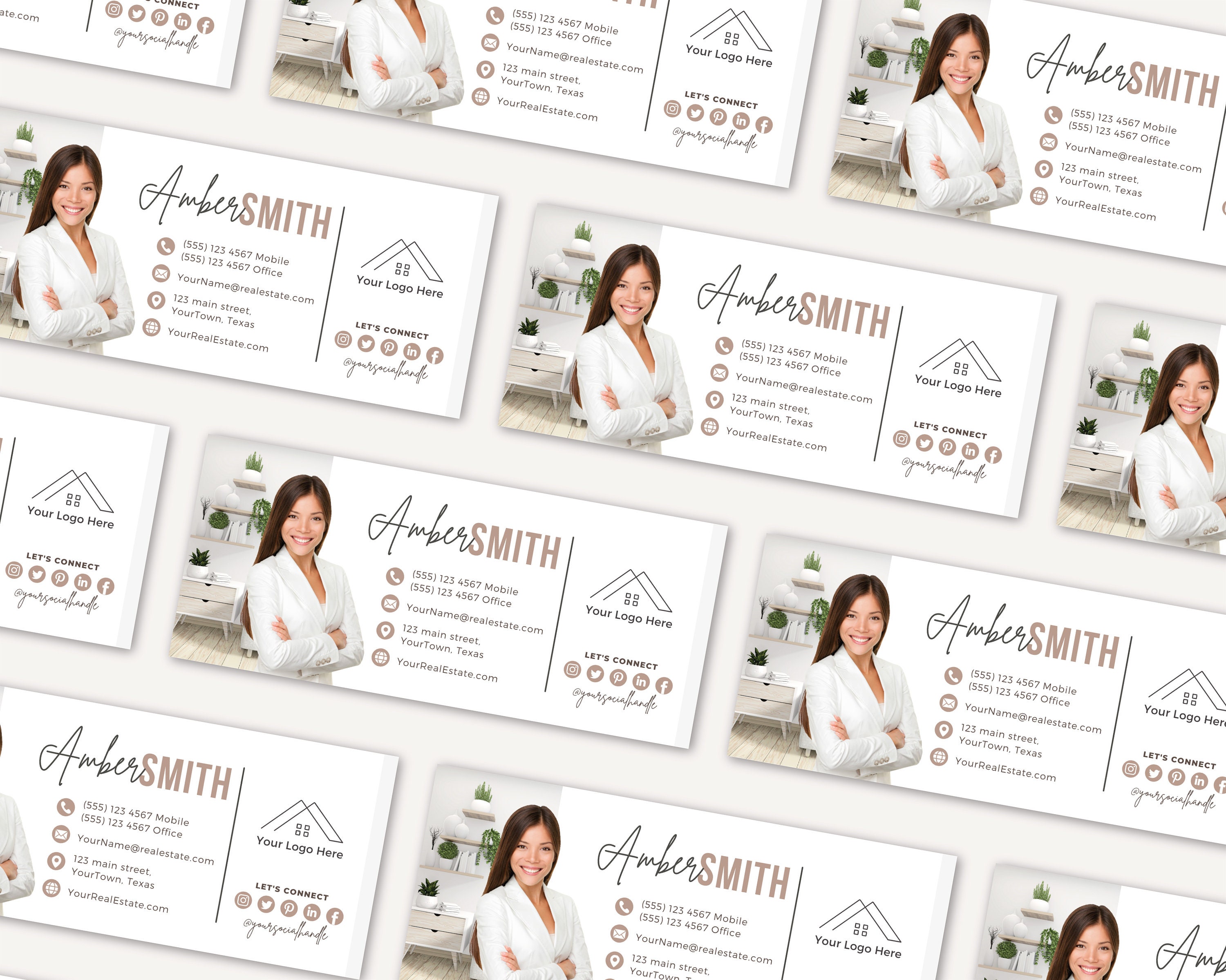 Real Estate Email Signature Template V2 | Real Estate Marketing ...