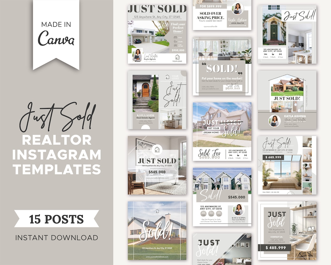 15 Just Sold Realtor Instagram Posts | Real Estate Social Media ...