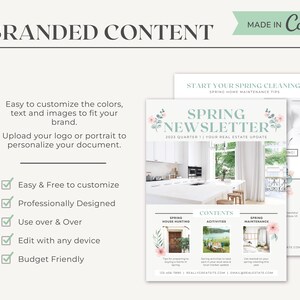 Real Estate Spring Newsletter 2023 | Real Estate Marketing | Realtor ...
