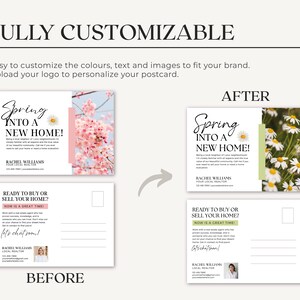 Real Estate Spring Postcard | Spring Into a New Home | Real Estate ...