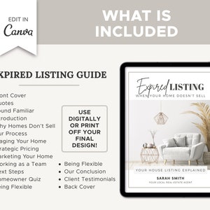 Real Estate Expired Listing Guide | Home Sellers Guide | Real Estate Marketing | Expired Packet ...