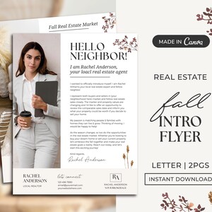 Fall Real Estate Introduction Letter Real Estate Market Update Hello ...