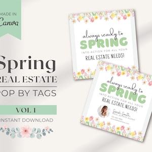 Realtor Spring Pop by Tags | Real Estate Gift Tag for Clients | Real ...