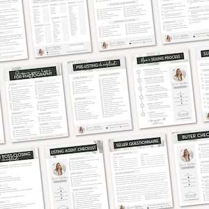 Real Estate Checklist | Buyer and Seller Checklist | Real Estate ...