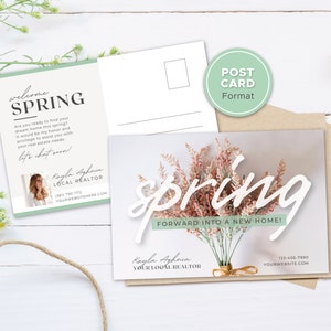 Spring Real Estate Postcard | Real Estate Marketing | Realtor Pop by ...