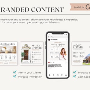 15 Market Update Instagram Posts | Real Estate Social Media | Real ...