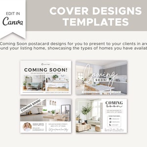 10 Coming Soon Real Estate Postcards | Postcard Bundle Template | Real ...