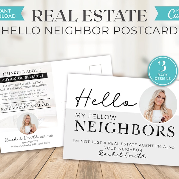 Realtor Postcards - Etsy