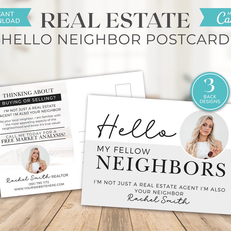 Realtor Postcards - Etsy