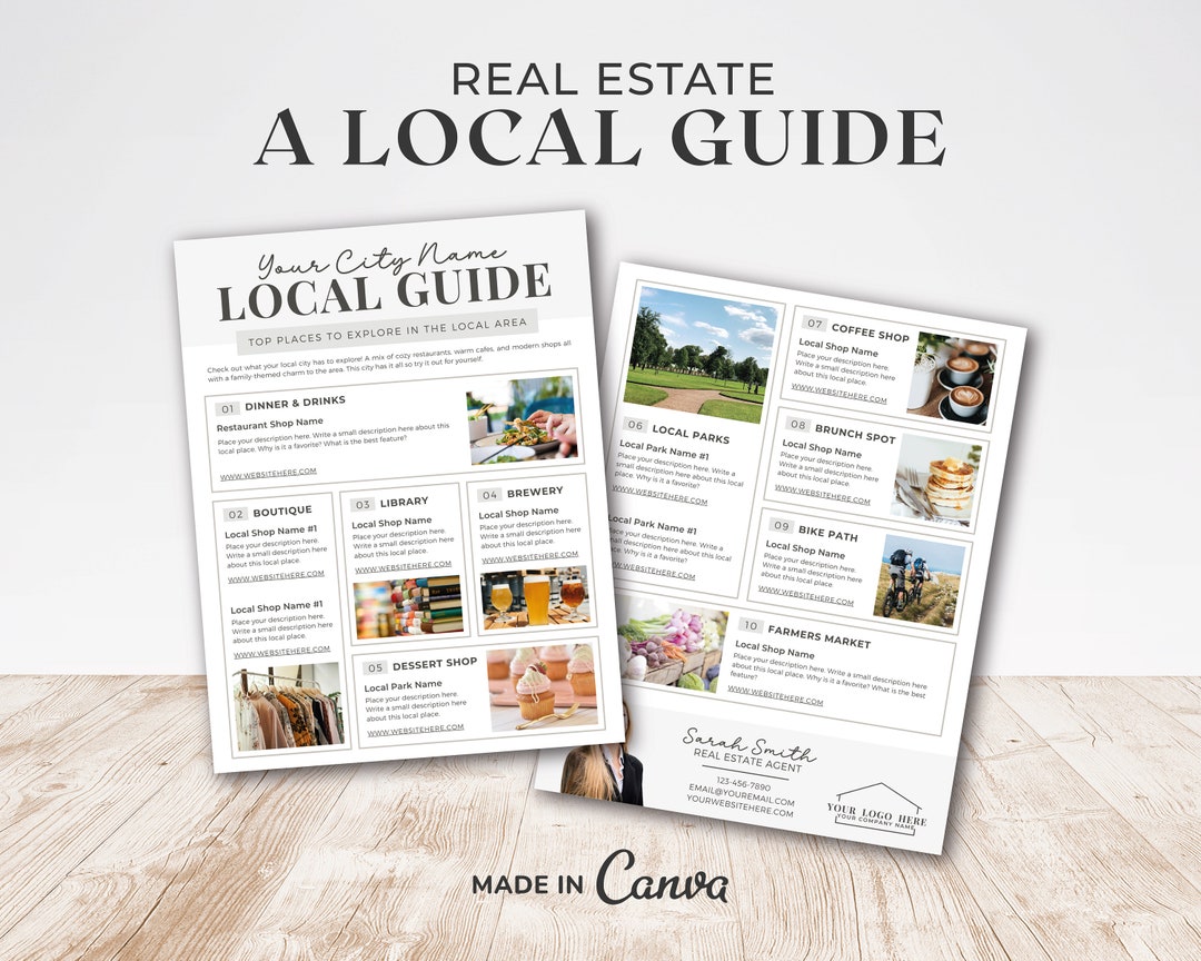 Real Estate Local Guide | Welcome Guide | Real Estate Marketing | City ...