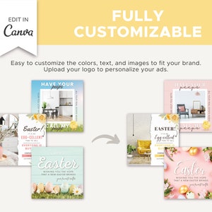 12 Easter Realtor Instagram Posts | Real Estate Social Media Templates ...