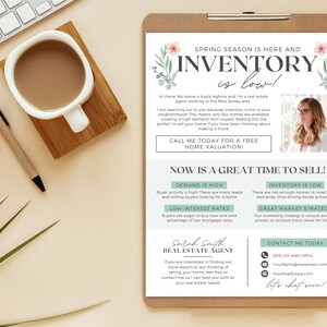 Spring Real Estate Flyer | Real Estate Low Inventory Flyer | Realtor ...